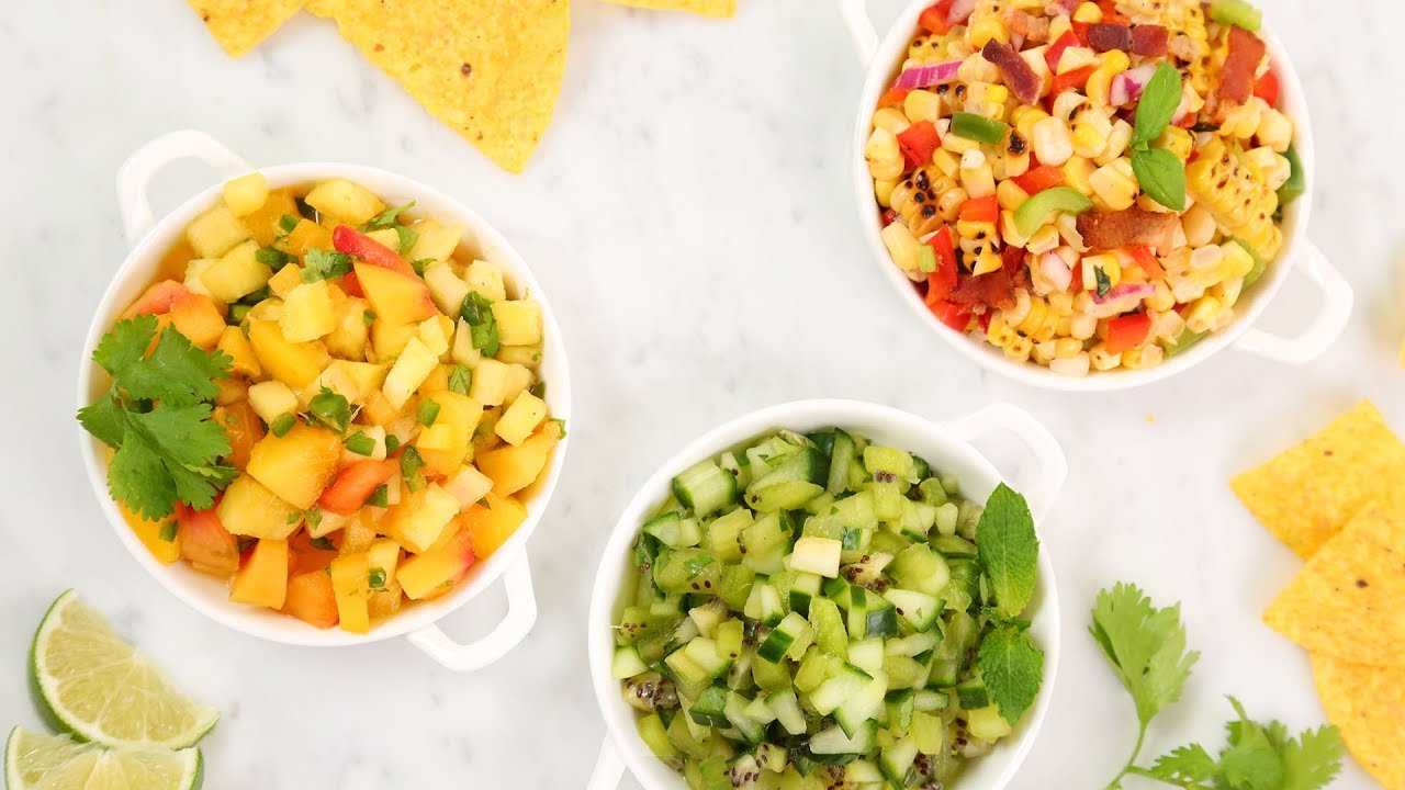 3 NEW Healthy Salsa Recipes - YouTube