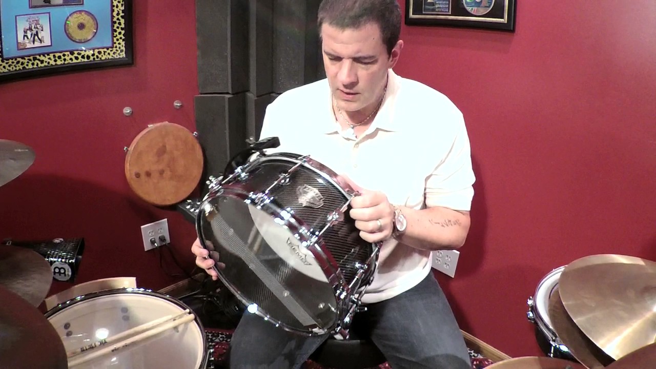 Russ Miller reviews Hunter Drums Carbon Fiber Snare - YouTube