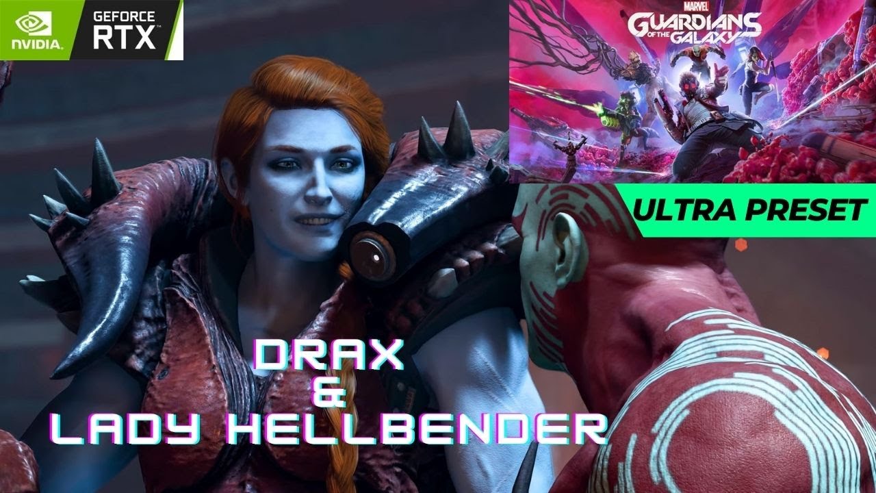 Lady Hellbender and Drax scene Guardians Of The Galaxy - YouTube