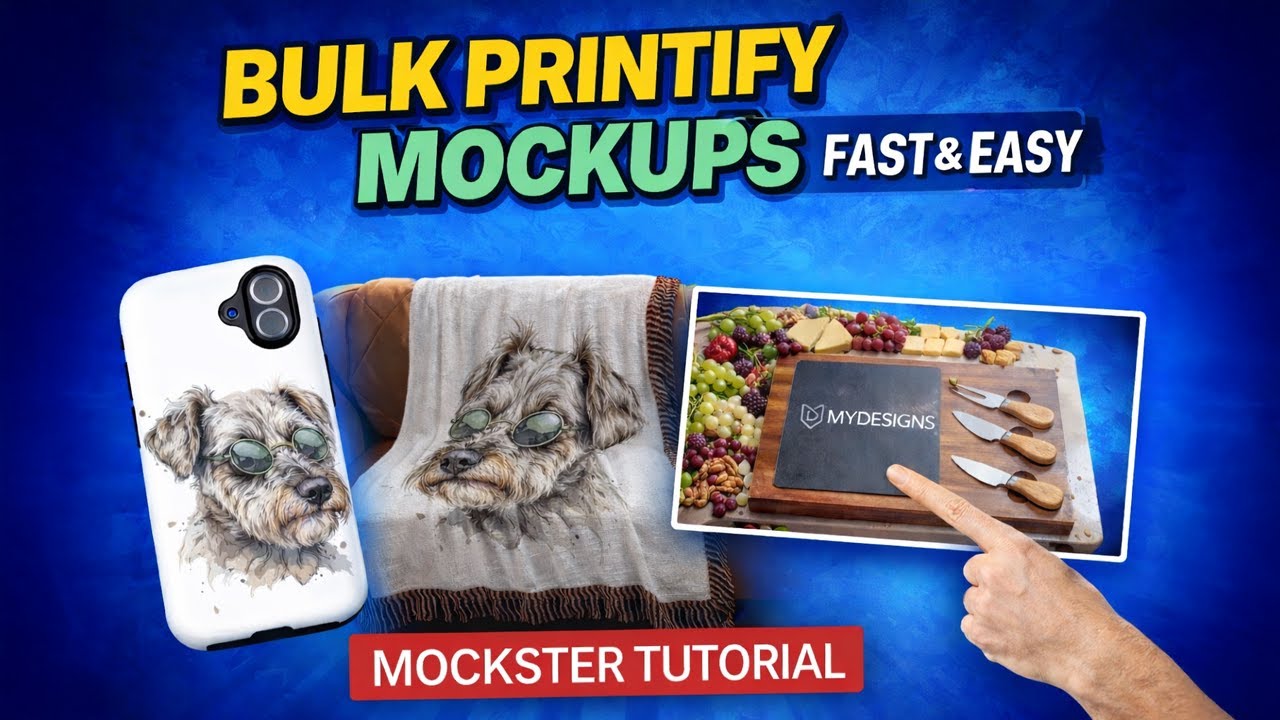 Create Professional Printify Mockups in Bulk - Fast & Easy (Mockster ...