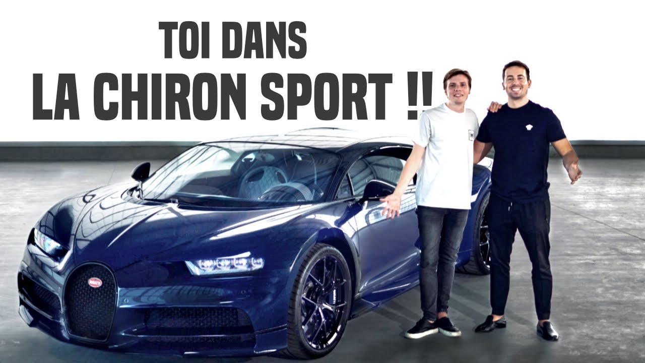 BUGATTI Chiron Sport ft. Alexandre Mourreau 😱 | Tournage PRO ...