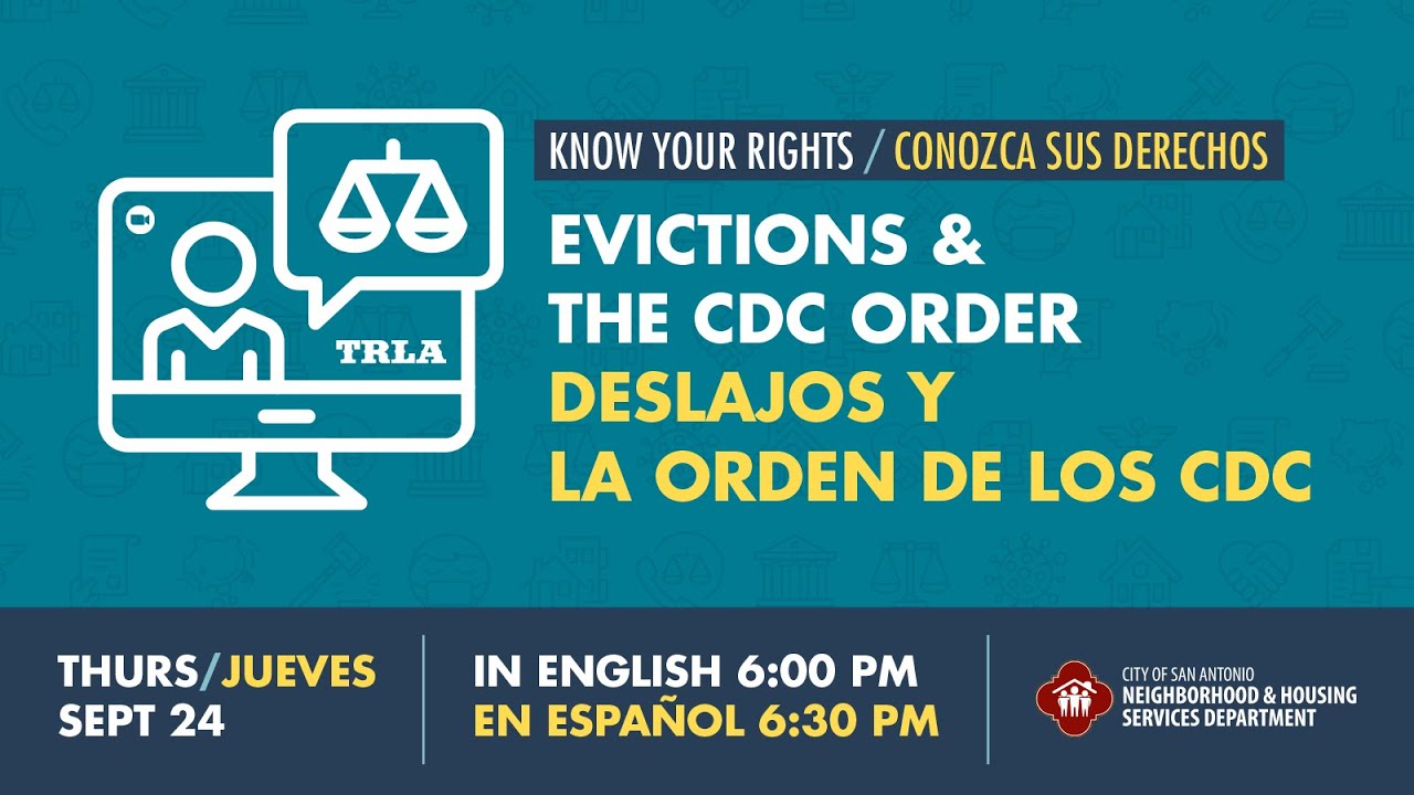 Know Your Rights: Evictions & CDC Order 9/24/2020 - YouTube