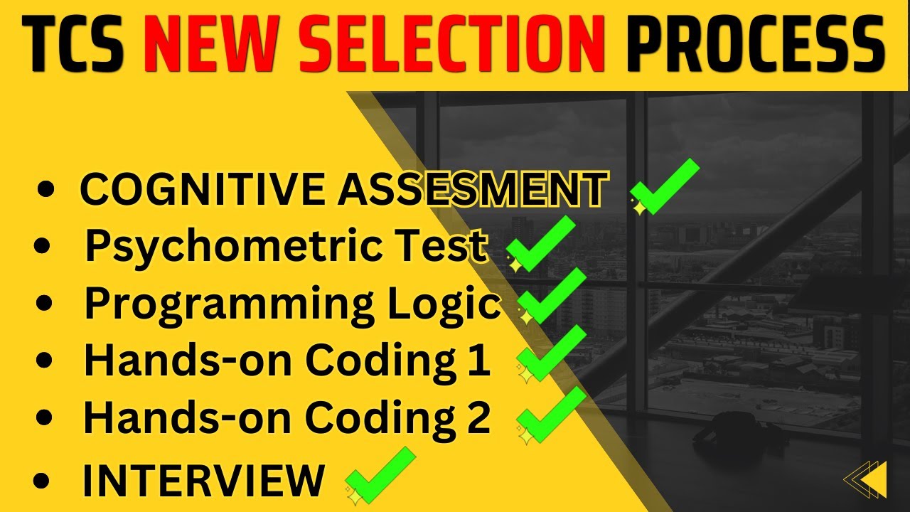 TCS New Selection Process | TCS New Recruitment Process - YouTube