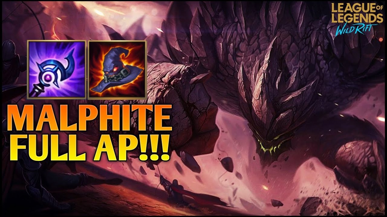 Malphite Mid Ta Muito Forte Wild Rift Youtube