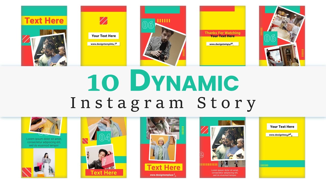 Dynamic Photos Instagram Story Motion Graphic Animation | After Effects ...