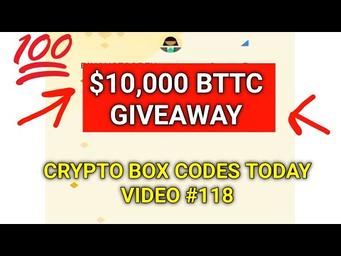 NEW crypto box codes today 1st video| $10,000 BTTC Giveaway - YouTube