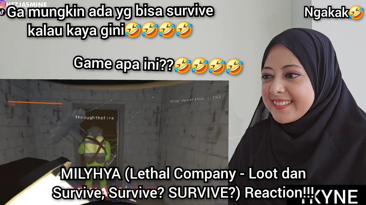 MILYHYA (Lethal Company - Loot dan Survive, Survive? SURVIVE?) Reaction ...