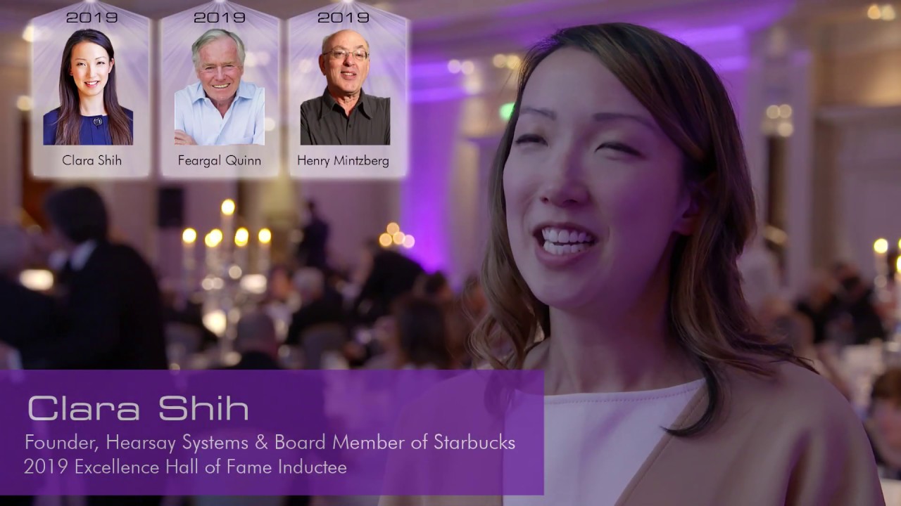 Reflections on the 2019 Excellence Hall of Fame - Clara Shih - YouTube