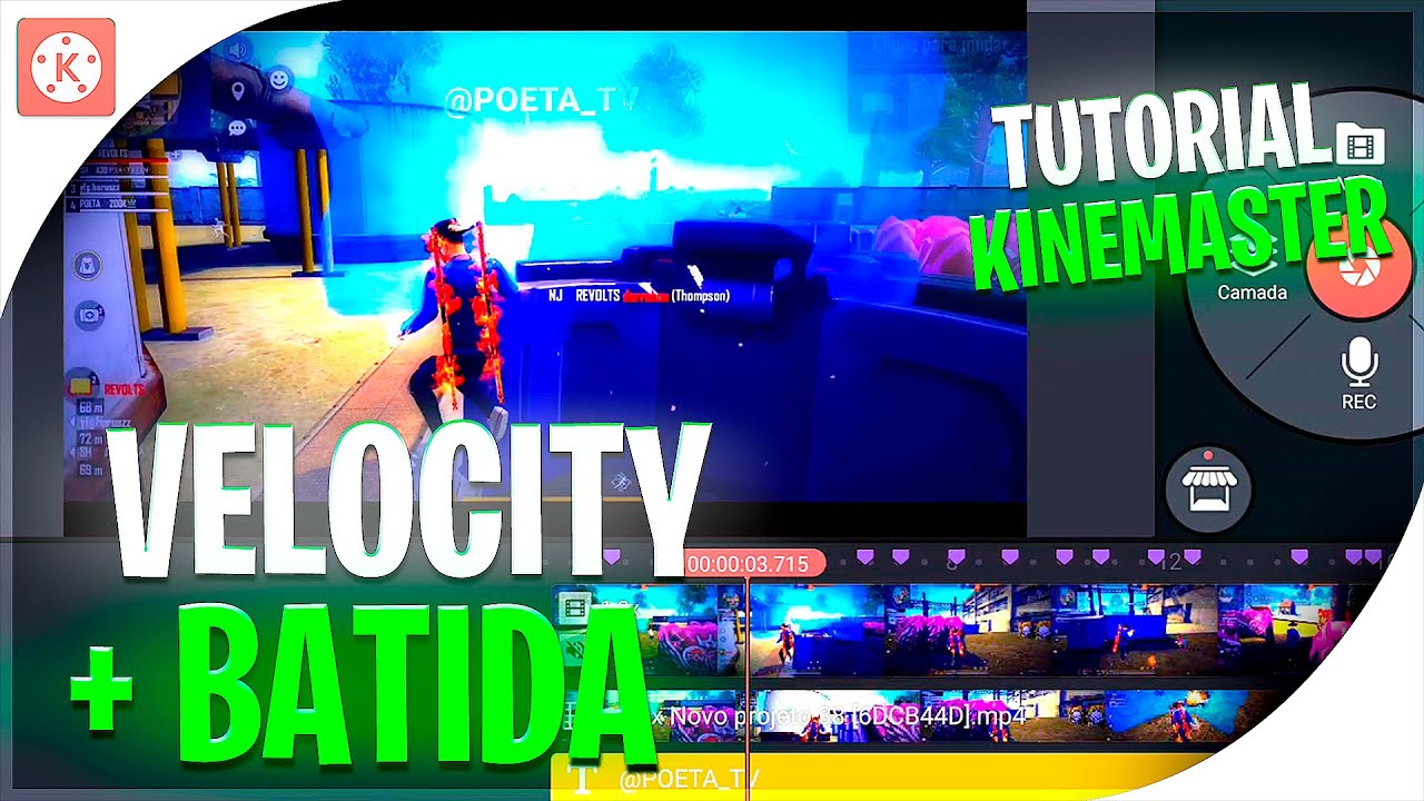 COMO FAZER VELOCITY COM BATIDA PELO KINEMASTER (SYNC) - TUTORIAL VELOCITY MOBILE - YouTube
