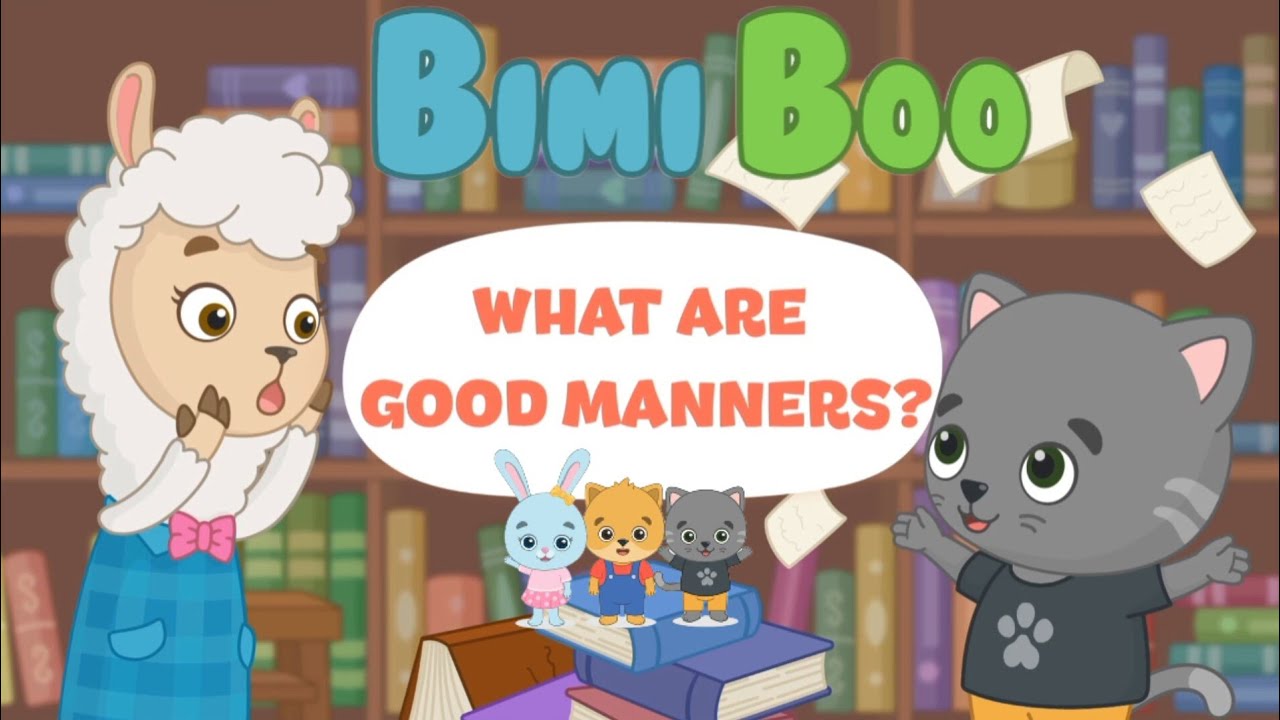 Bimi Boo Adventure | What Are Good Manners? 😁😁🤔🤔🥗🥗🥙 - YouTube