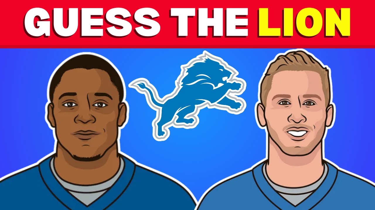 Guess the Detroit Lions | NFL Quiz Champion 🏈 🏆 - YouTube