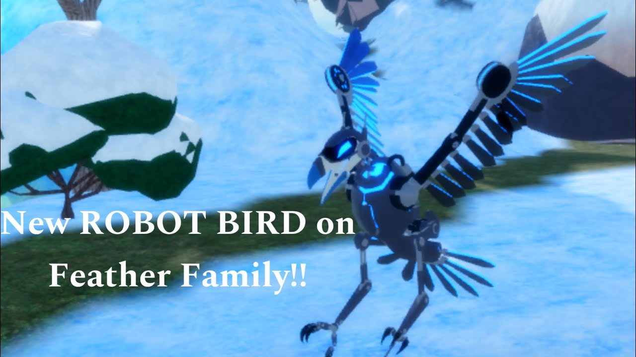 THE ROBOT ON FEATHER FAMILY!!!! | Feather Family Roblox - YouTube