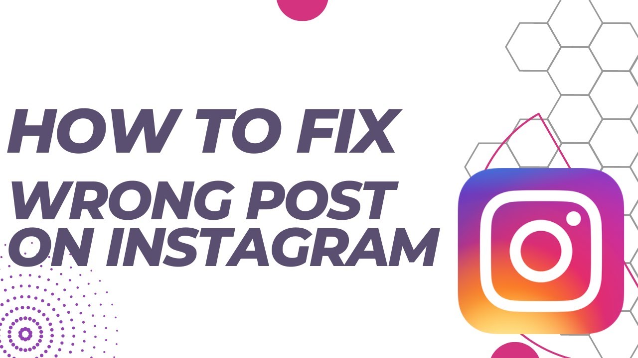 How Fix Wrong Post on Instagram !! Fix posts not shown on instagram ...