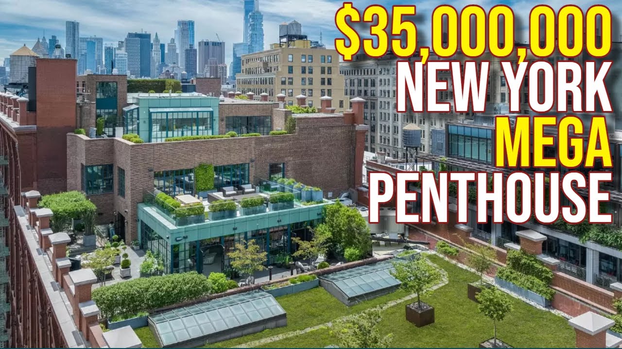 iNside $35,000,000 New York Penthouse! - YouTube