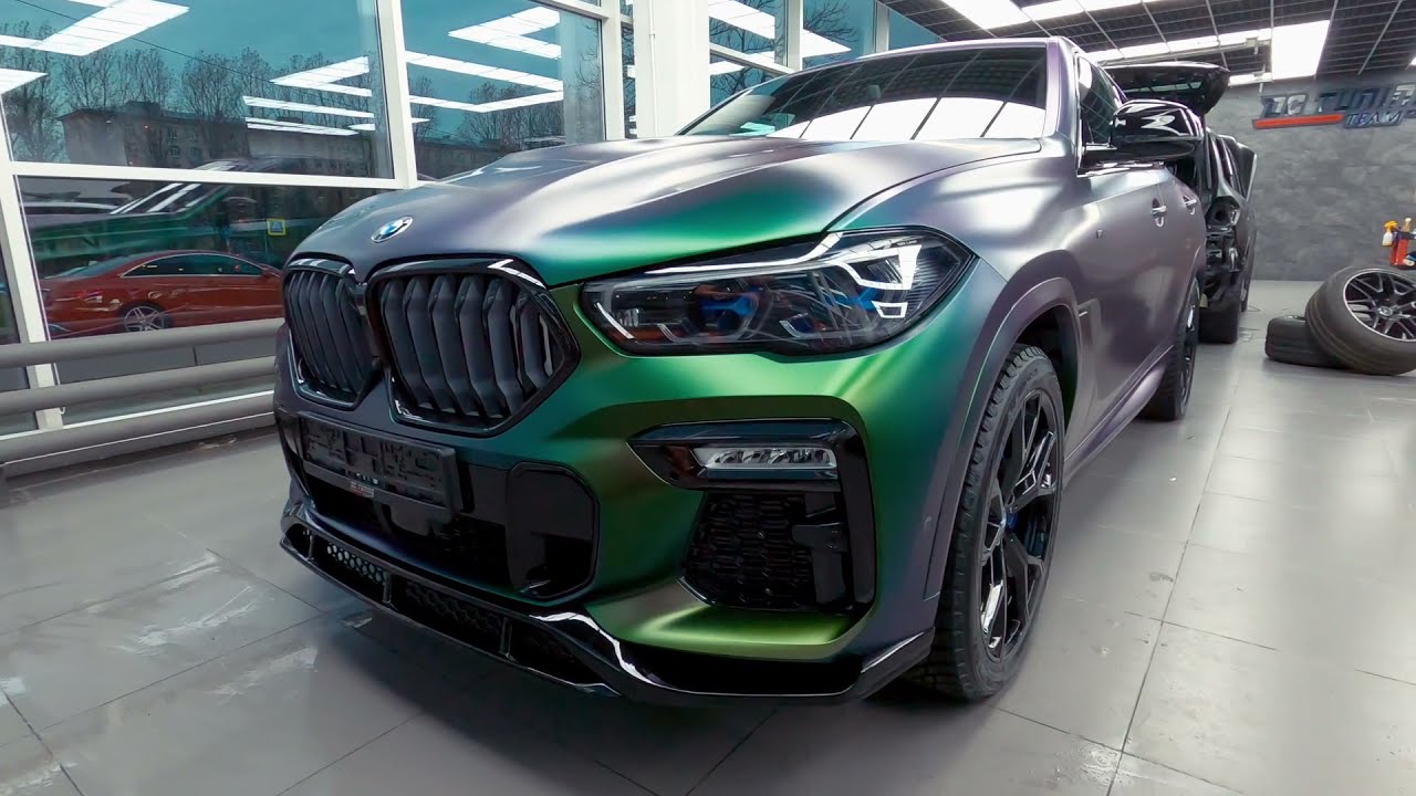 BMW X6 G06 Full Wrap Urban Jungle - YouTube