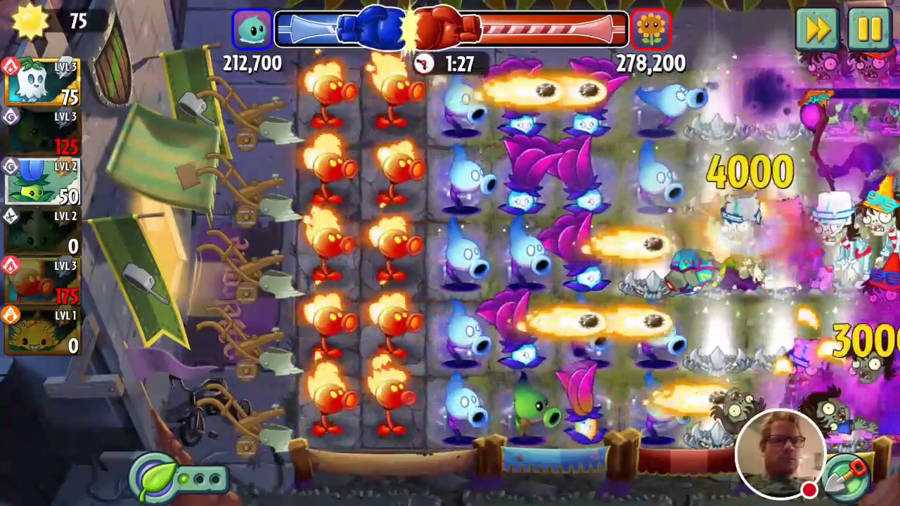 Pvz2 livestream. Ghost pepper battlez - YouTube