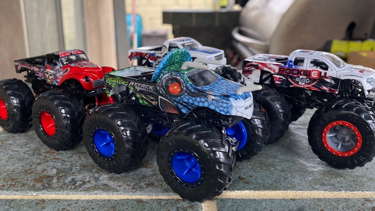 I bought some Monster Machines - YouTube