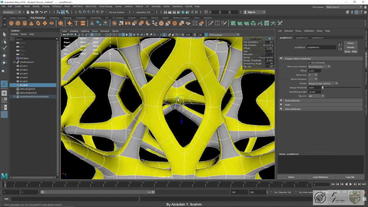 Maya Basic Level Low-Poly Topological Modelling * Fast Motion *Part 2 ...