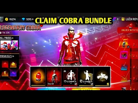 Cobra Bundle Return Spin |free fire old legendary cobra | Spin Event FF ...
