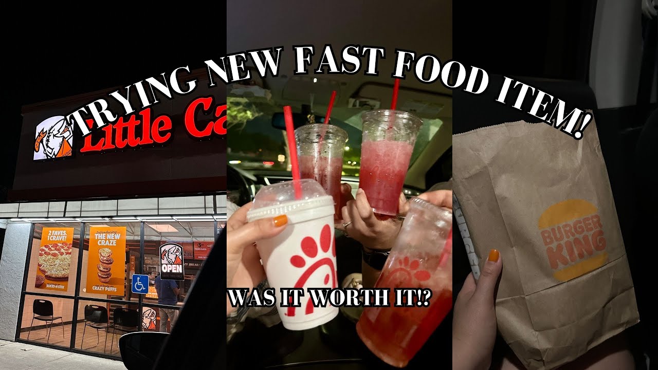 New Menu Items From Fast Food Restaurants | VLOG | Little Caesars, CFA ...