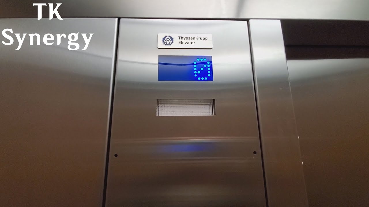 ThyssenKrupp Synergy Traction Service Elevator at Rogers Arena - Vancouver BC - YouTube