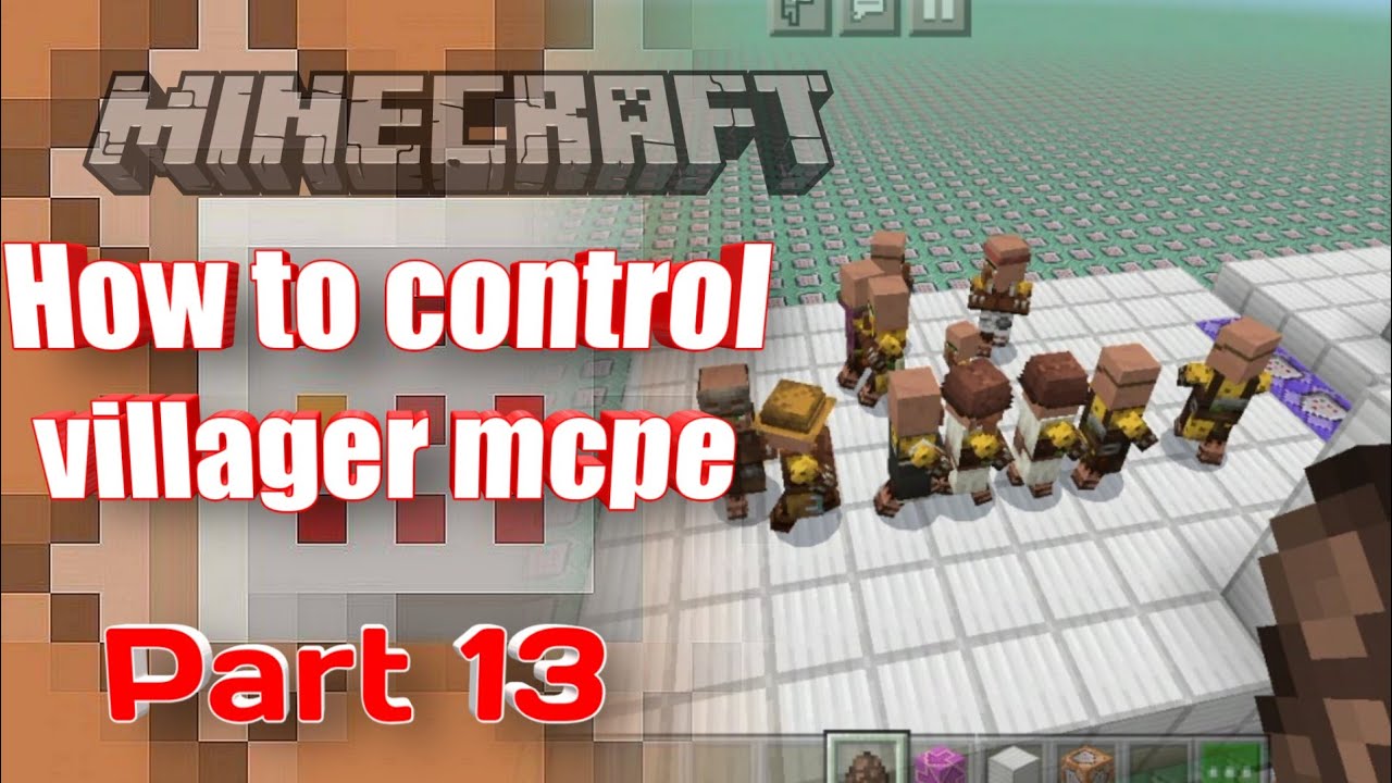 How make path following villager, how to control villager | Command ...