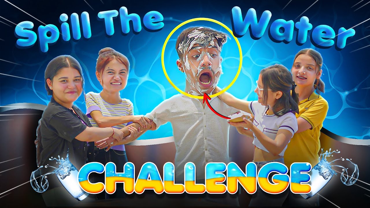 Spill the Water Challenge With 4 cute Girls ️☺️|1 Boy Vs 4 Girls 😱 ...