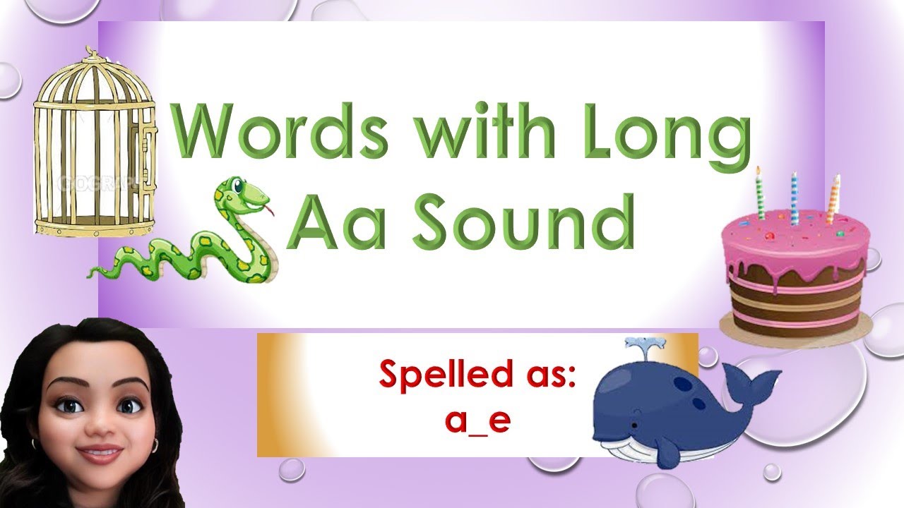 Words with Long Aa Sound Spelled as a_e - YouTube