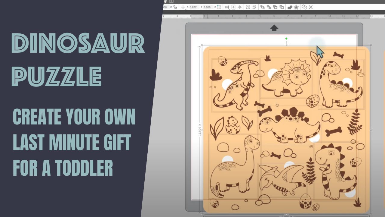 Make a last-minute Dinosaur Puzzle gift with your xTool M1 laser cutter ...