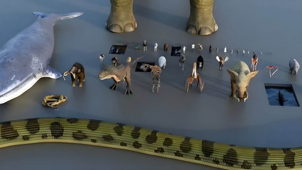 Animal Size Comparison | 3d AnimationComparison | Real Scale Compariso ...