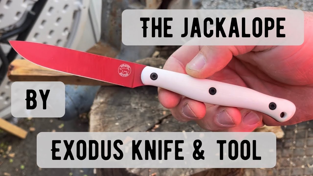 The Jackalope by Exodus Knife & Tool… An awesome little USA made edc fixed - YouTube