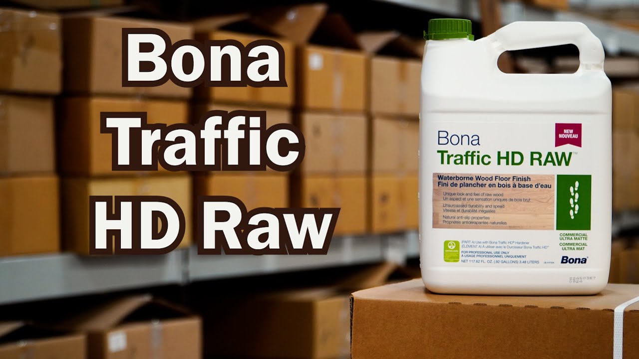 Bona Traffic HD Raw Water-Based Wood Floor Finish Application and ...