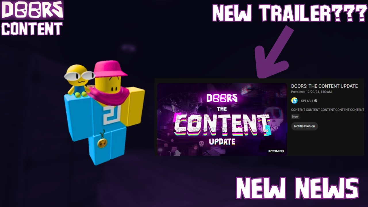 NEW DOORS UPDATE NEWS... TRAILER, Revamps - YouTube