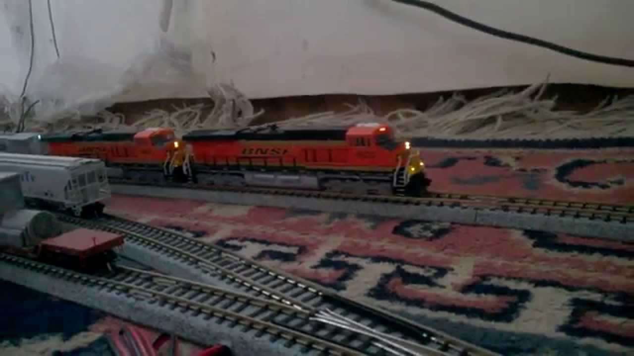 N Scale BNSF Auto Max & TOFC 03/17/2015 - YouTube