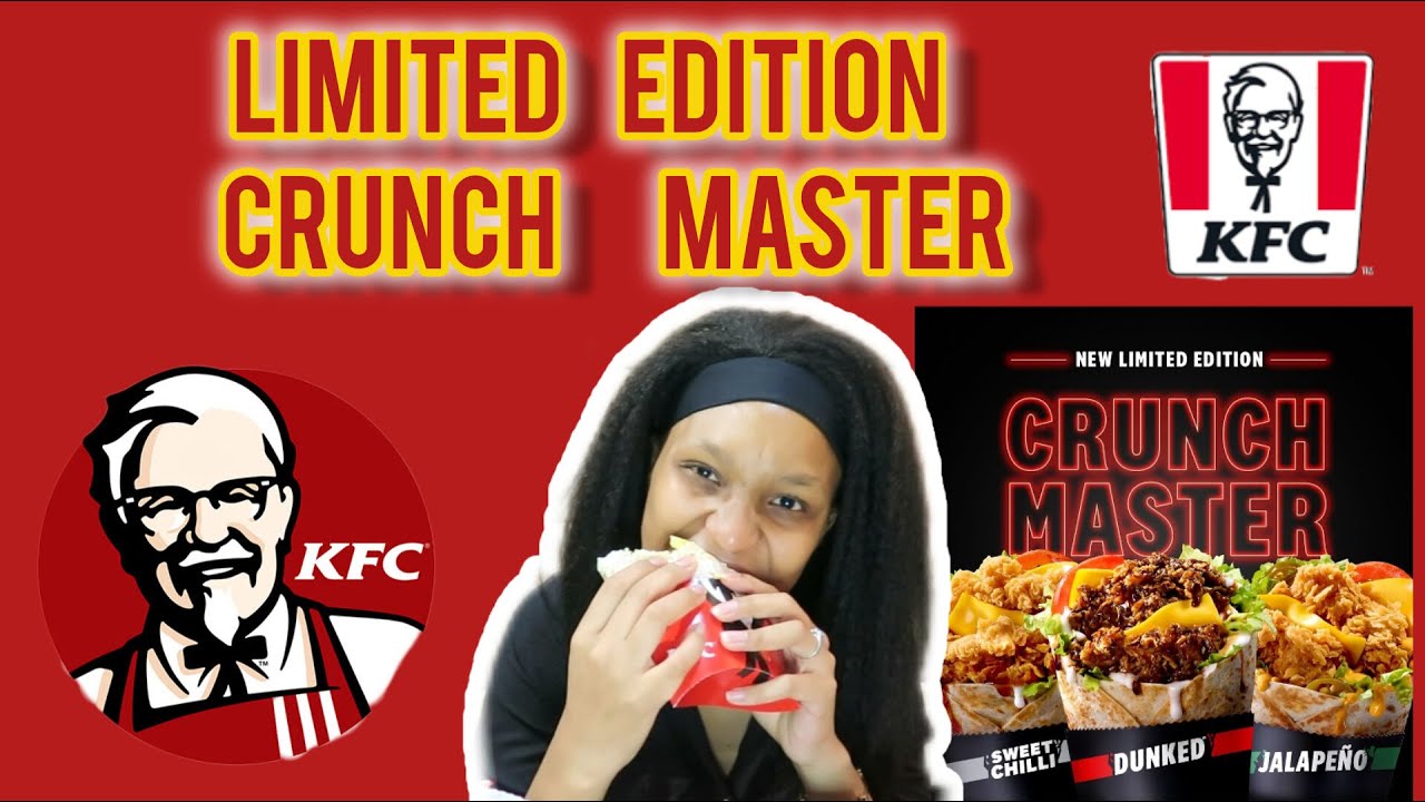 KFC CRUNCH MASTER LIMITED EDITION (LET'S TRY IT TOGETHER🔥🔥!!!) | South ...