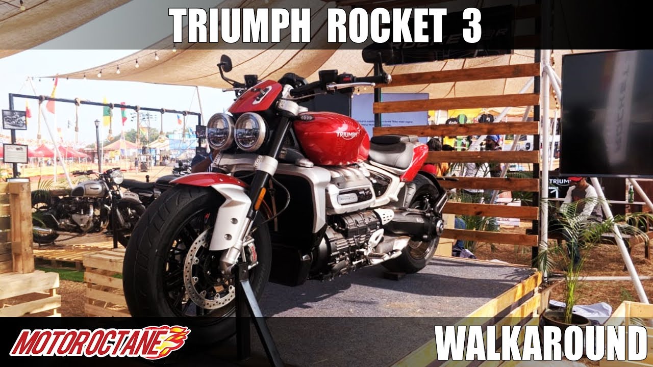 World's Most Powerful Bike in India - Triumph Rocket 3 R Walkaround ...