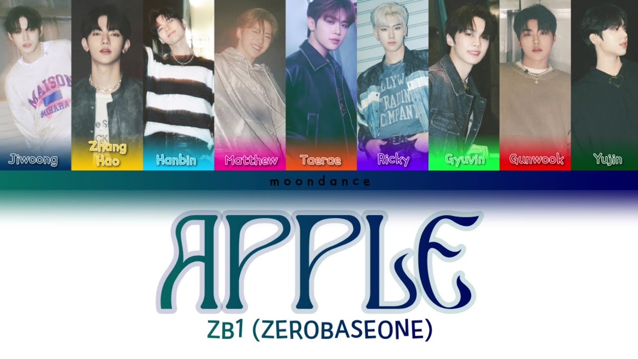 HOW WOULD... | ZB1 (ZEROBASEONE) sing "Apple" by GFRIEND [Color Coded ...