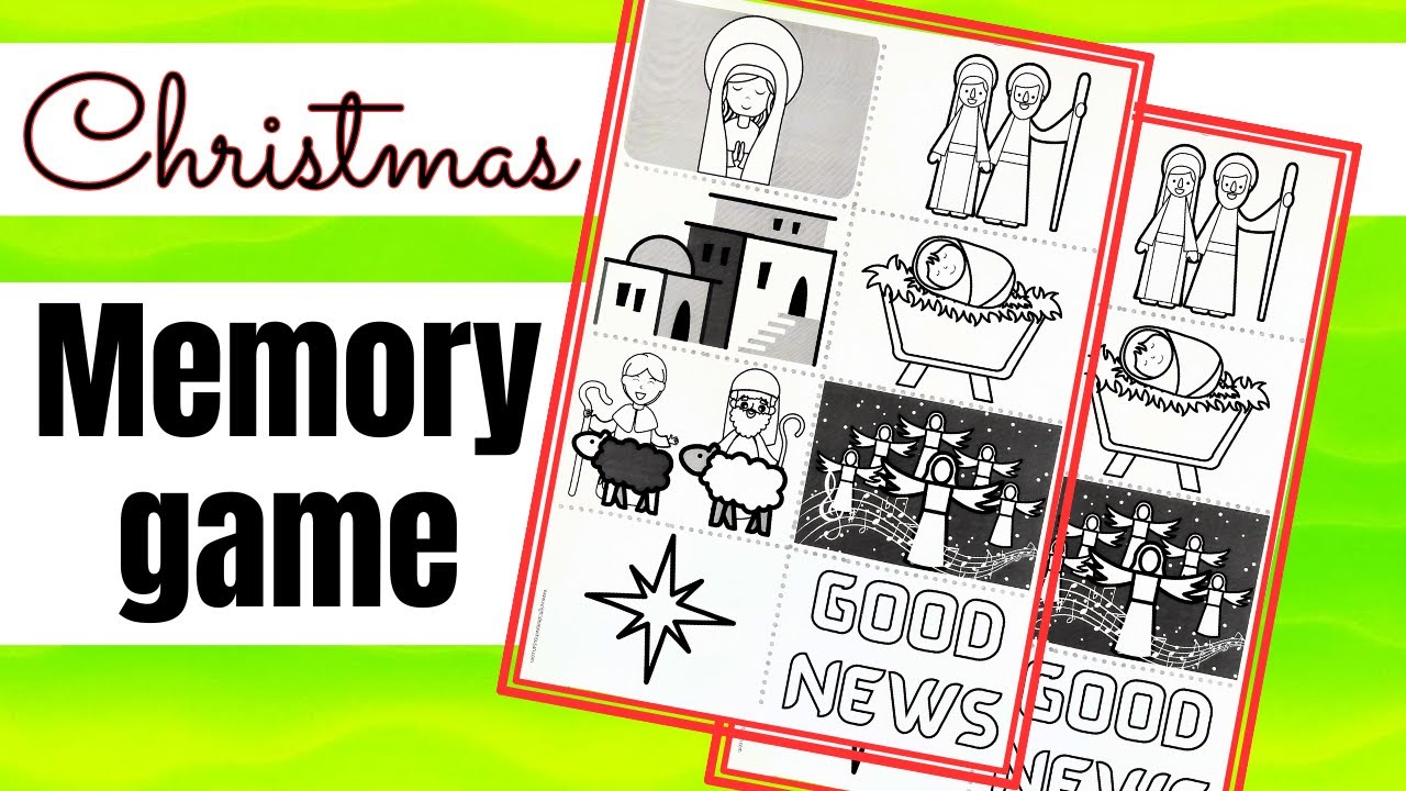 Christmas Memory Game & take home gift - YouTube