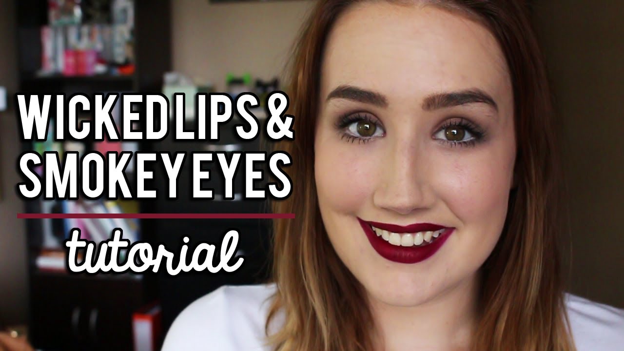 'Wicked' Lips and Smokey Eyes | Tutorial - YouTube
