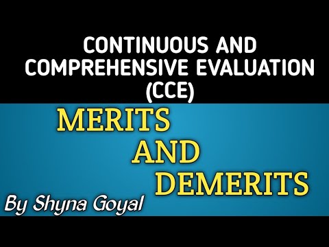 Merits and Demerits of CCE|Continuous and Comprehensive Evaluation ...