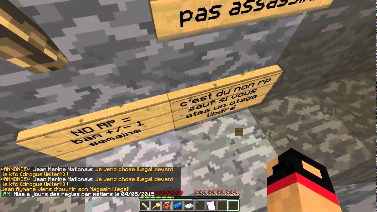 [Minecraft] Visite de la map du darkrp de MultiServe.fr + présentation ...