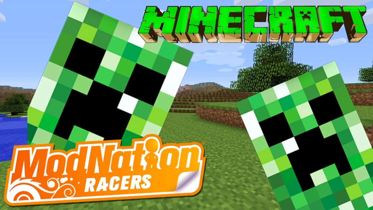 MODNATION RACERS [PS3] - "Racing with a Minecraft Creeper!" Casual ...