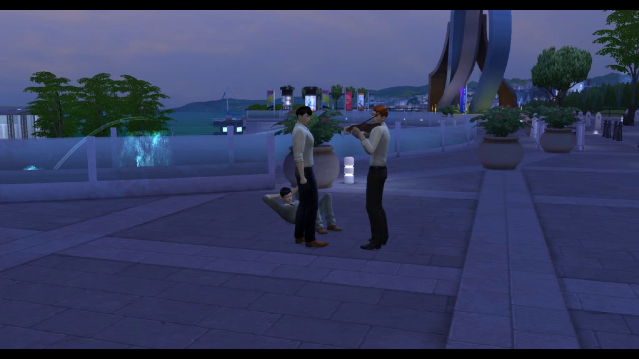 The Sims 4 Piper on Violin, Ditty of Drowsiness - YouTube