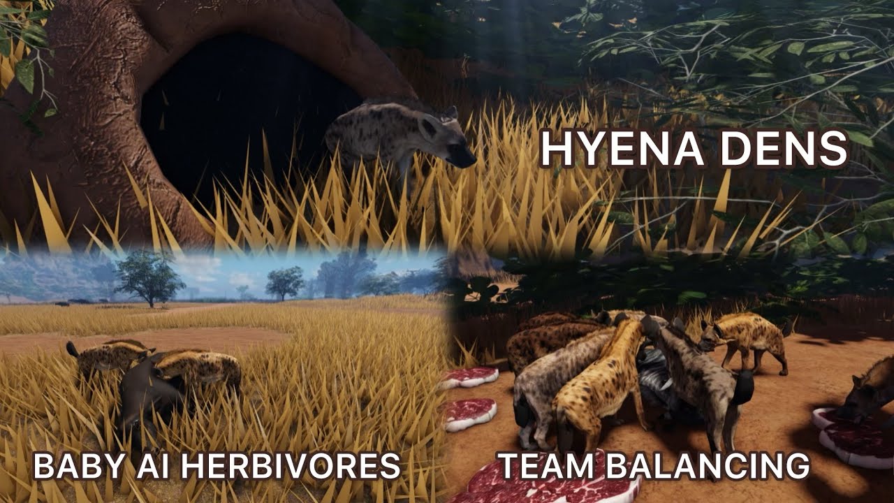HYENA DENS, TEAM BALANCING, AND MORE! | Roblox: Eternal Enemies - YouTube