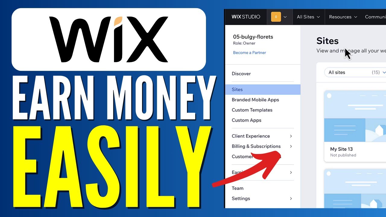 How to Earn Money Using Wix | Easy 2024 Tutorial - YouTube