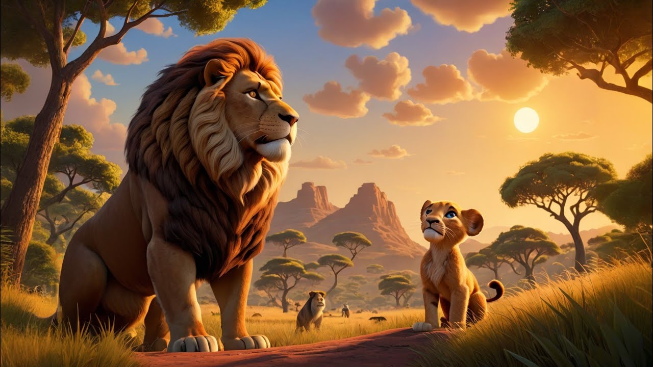 Mufasa The Lion King Story for kids | The Mufasa's Legacy Series ...