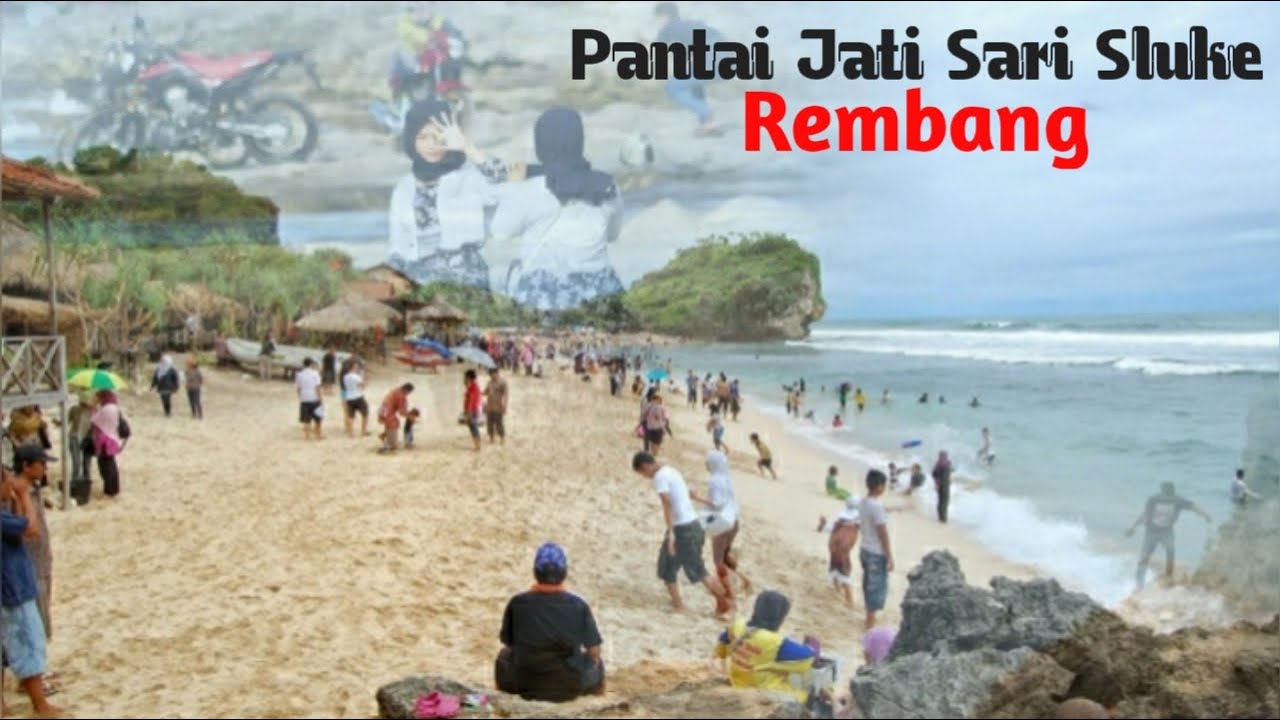 Pantai Jati Sari Sluke Rembang - YouTube