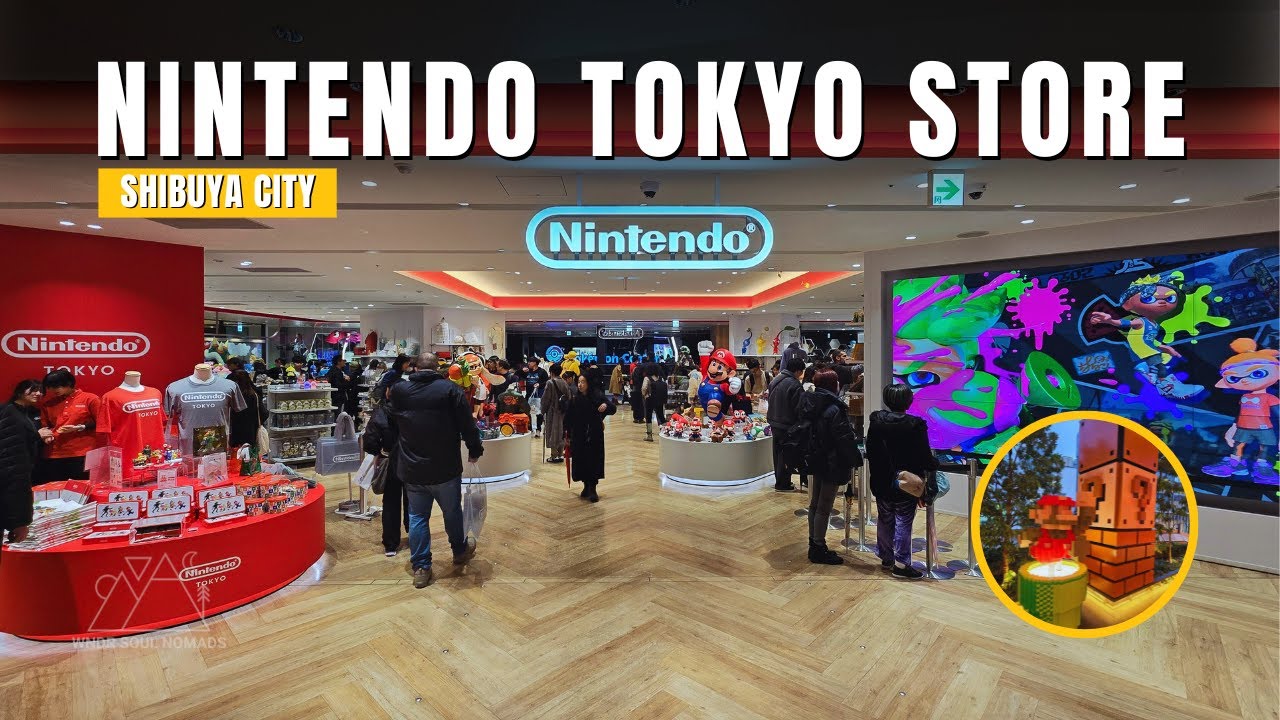 JAPAN Nintendo TOKYO Store | Shibuya Parco Shopping Mall | Walkaround ...