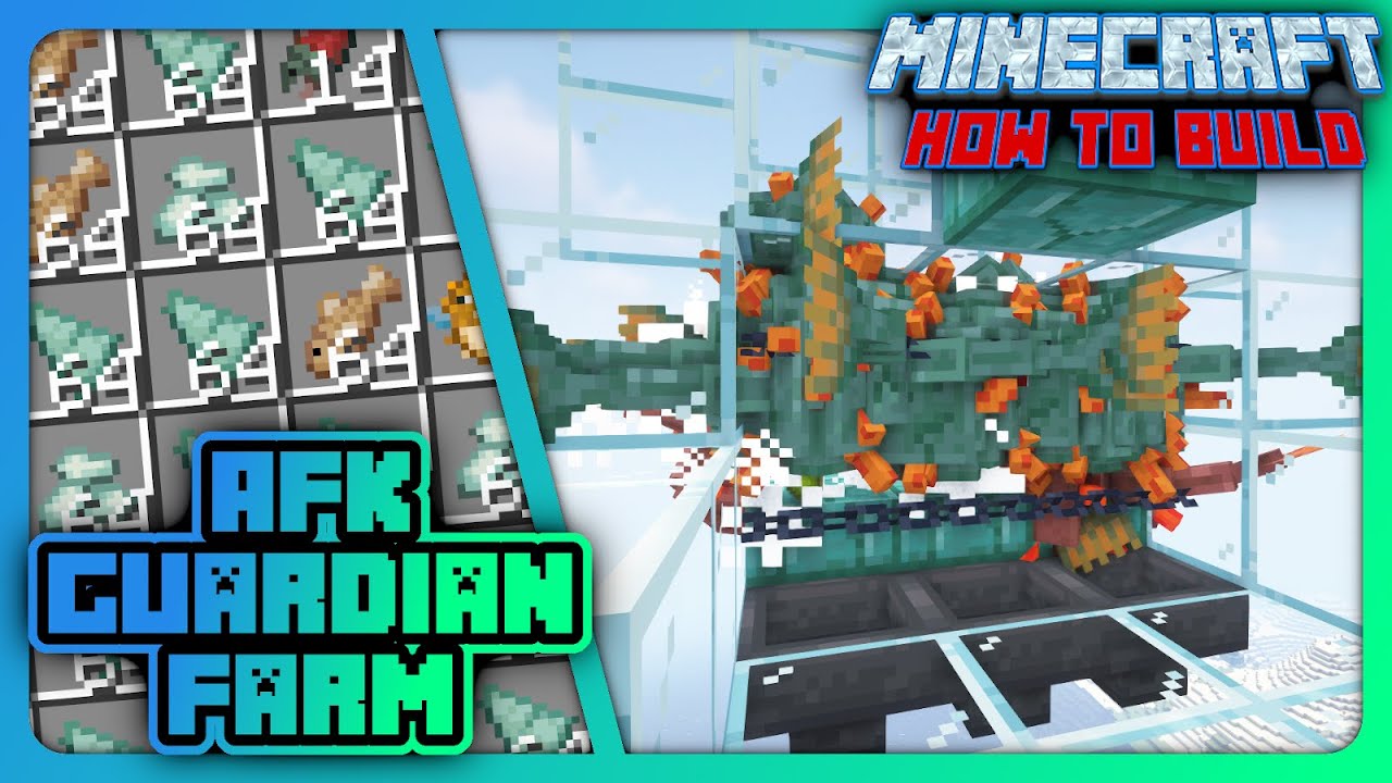 EFFIZIENTE Wächter / Guardian Farm [XP und AFK] 🔸 Minecraft 1.21 & 1.20 ...