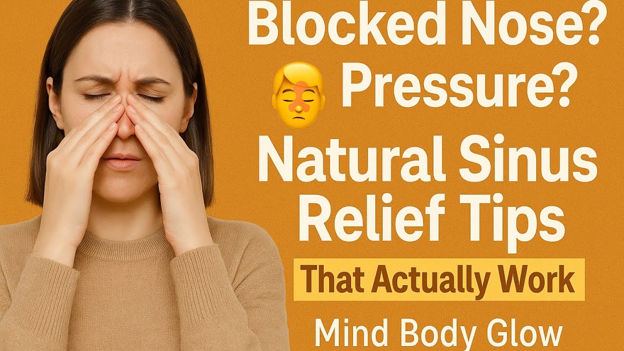 Blocked Nose? Pressure? Natural Sinus Relief Tips That Actually Work ...